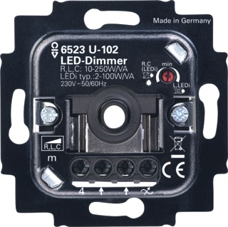 Busch Jaeger dimmer 2 100W LED 6523 U 102  First Light